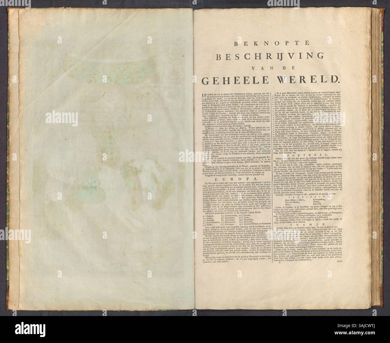 The 'Atlas der Wereld' by Jan Barend Elwe, published in 1792, contains ...