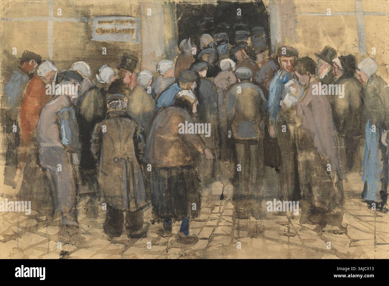 'The Poor and Money' by Vincent van Gogh, painted in 1882, is a ...