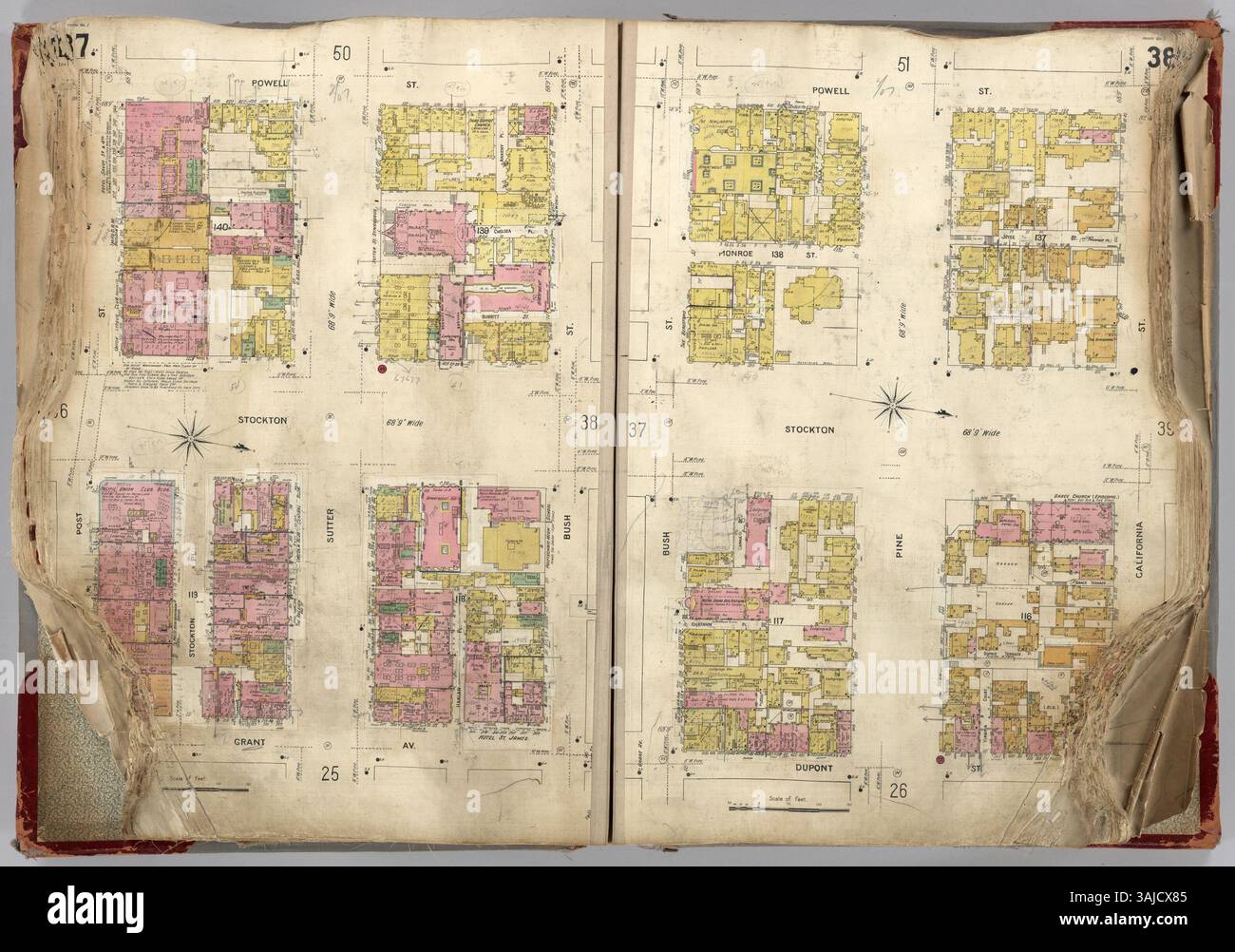 The San Francisco Sanborn Insurance Map Atlas, 1905 edition, is a ...