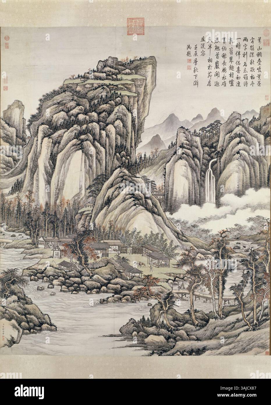 Fang Cong’s ink and color painting on paper, held in The Palace Museum ...