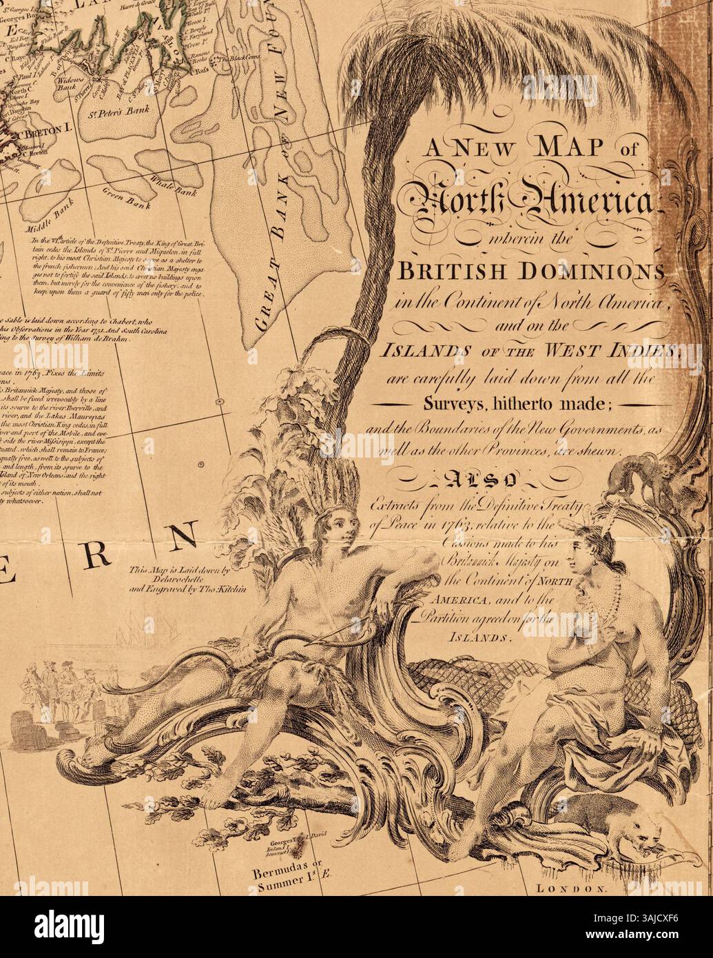 This 1763 map by Louis Delarochette, with contributions from Thomas ...