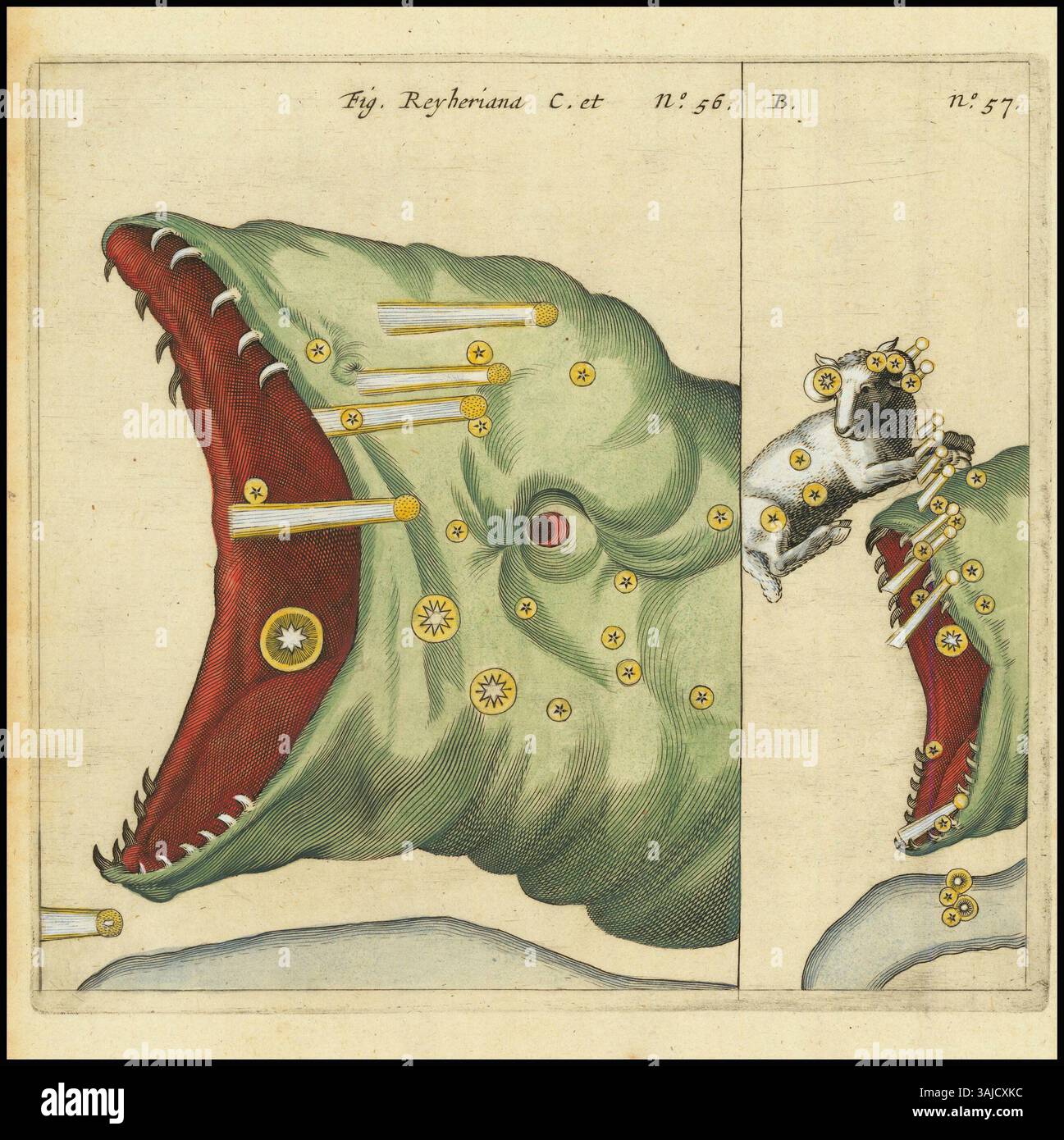 In this 1668 engraving by Stanislaus Lubieniecki, celestial imagery ...