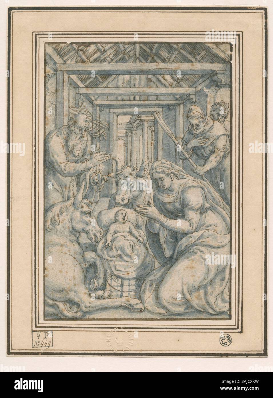 This drawing, created by Gerard van Groeningen between circa 1555 and ...