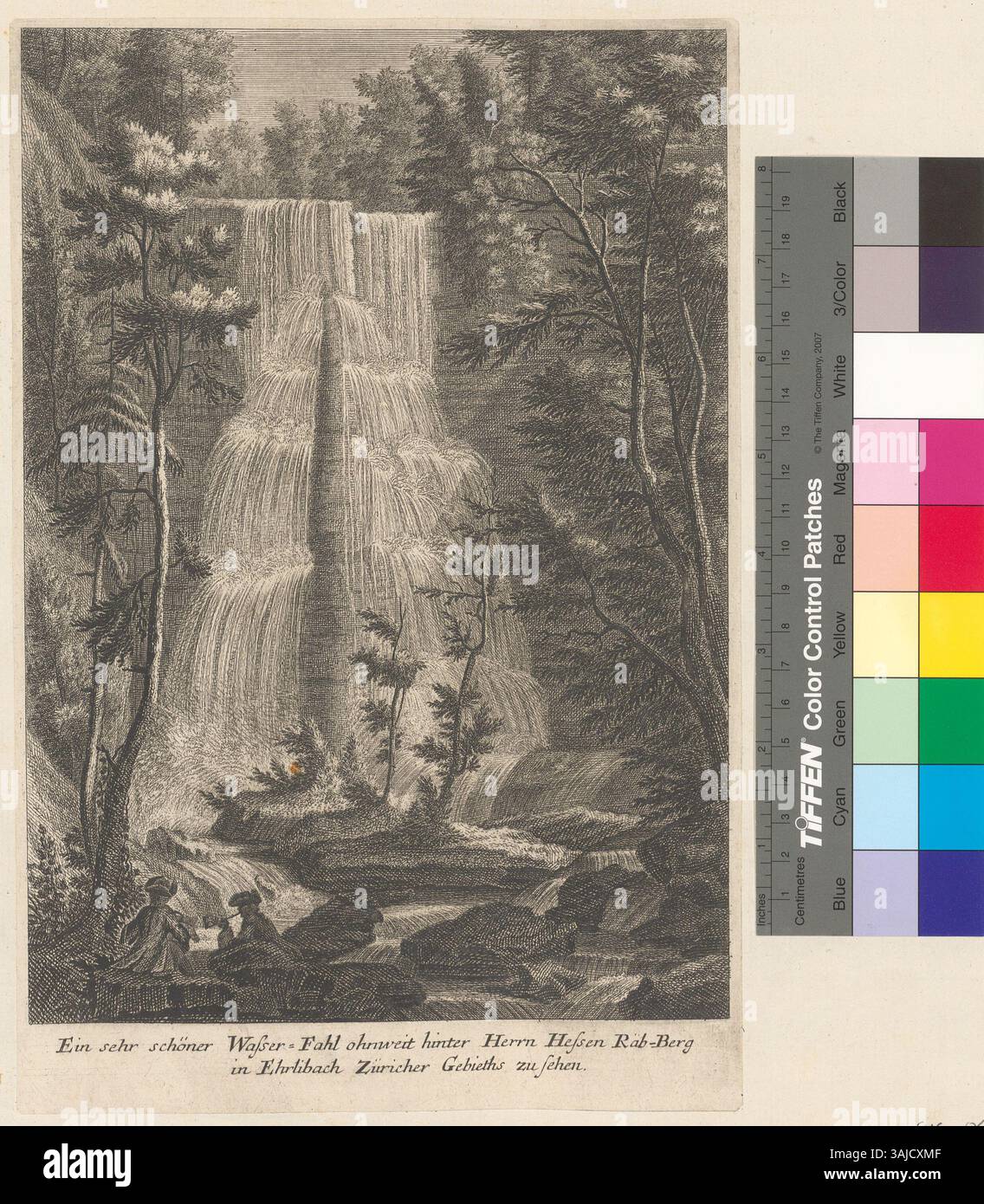 This 1705–1715 etching by Johann Melchior Füessli depicts a scenic ...