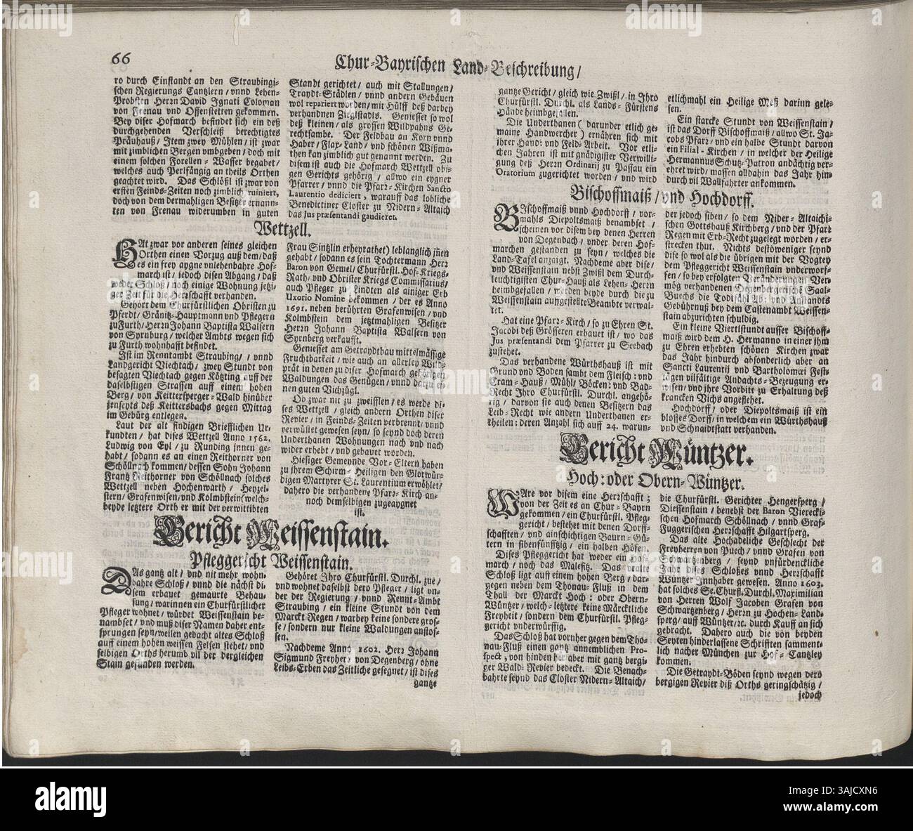Michael Wening's 1645–1718 map of Straubing, Bavaria, provides a ...