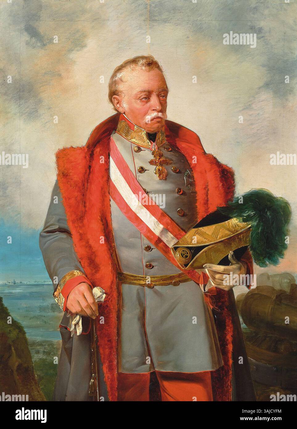 This 19th-century portrait by Friedrich von Amerling depicts Field ...