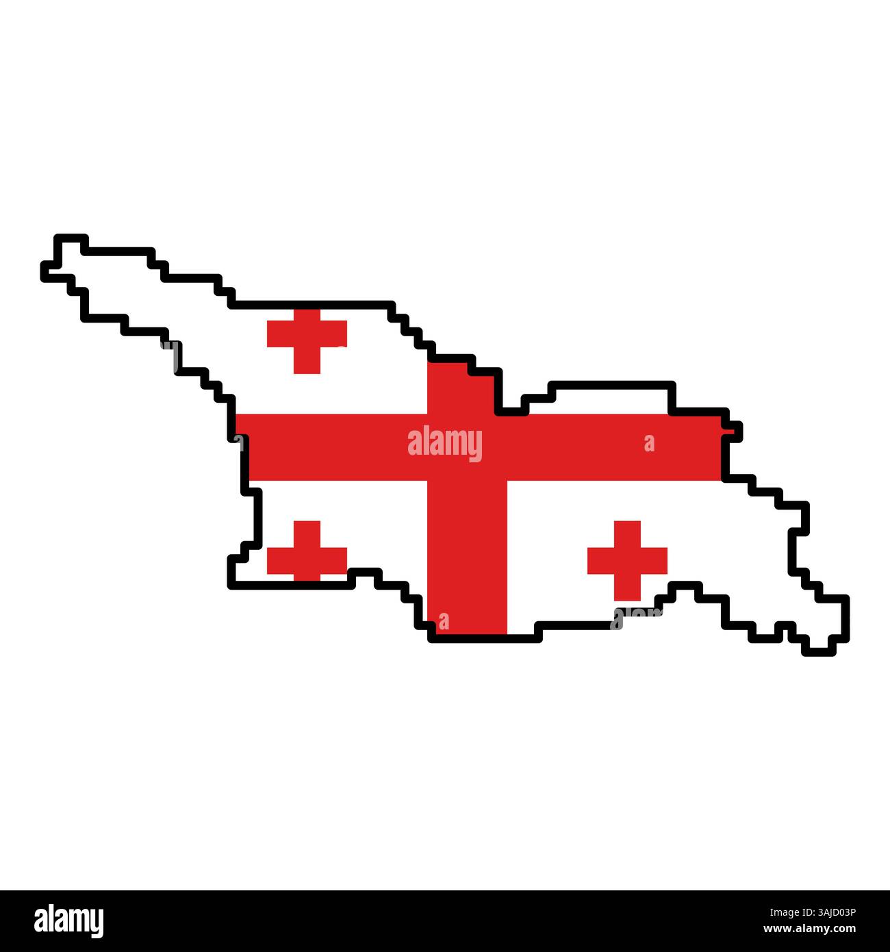 Pixelated world map icons in 8-bit style, featuring over 190 countries ...