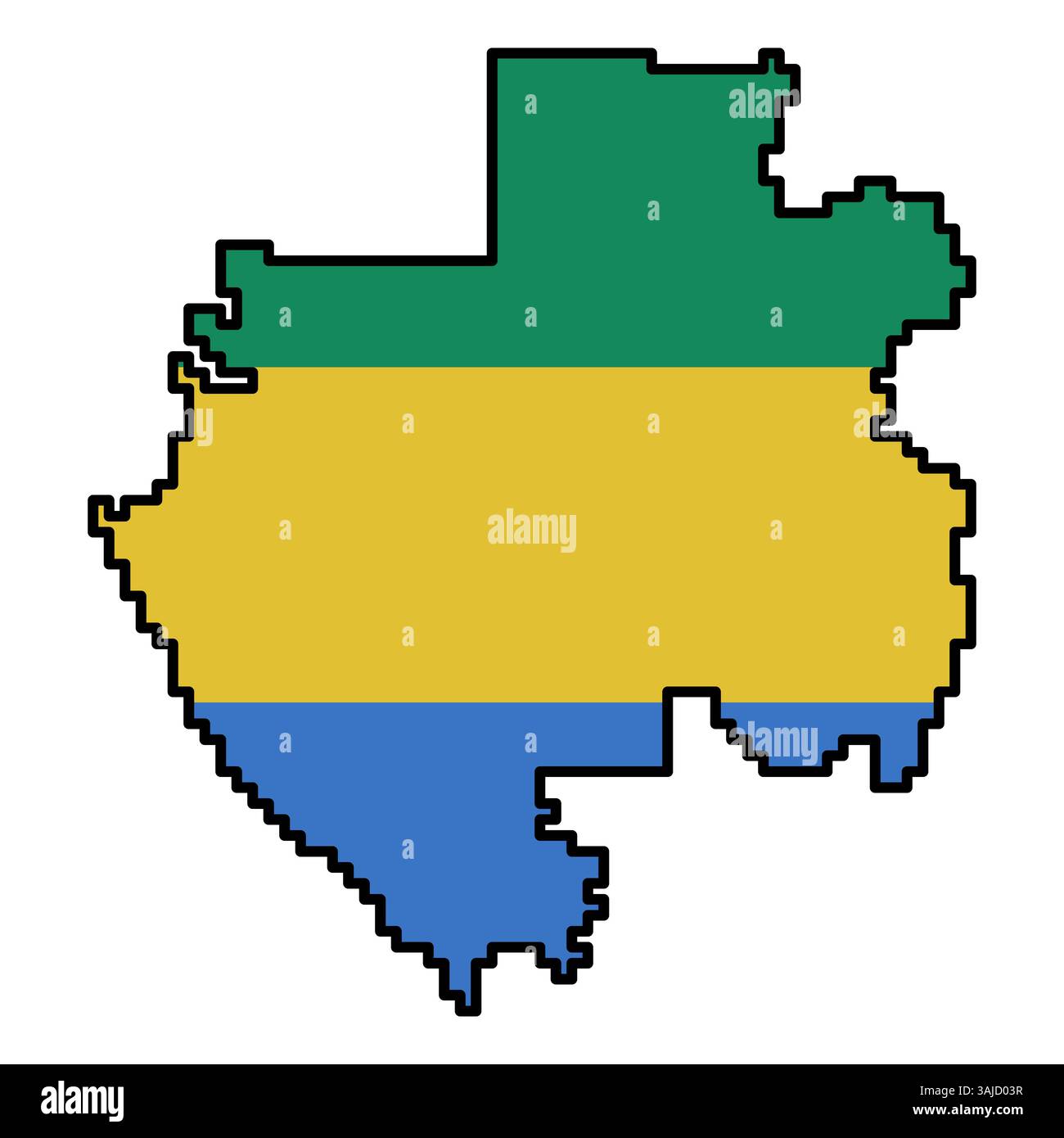 Pixelated world map icons in 8-bit style, featuring over 190 countries ...