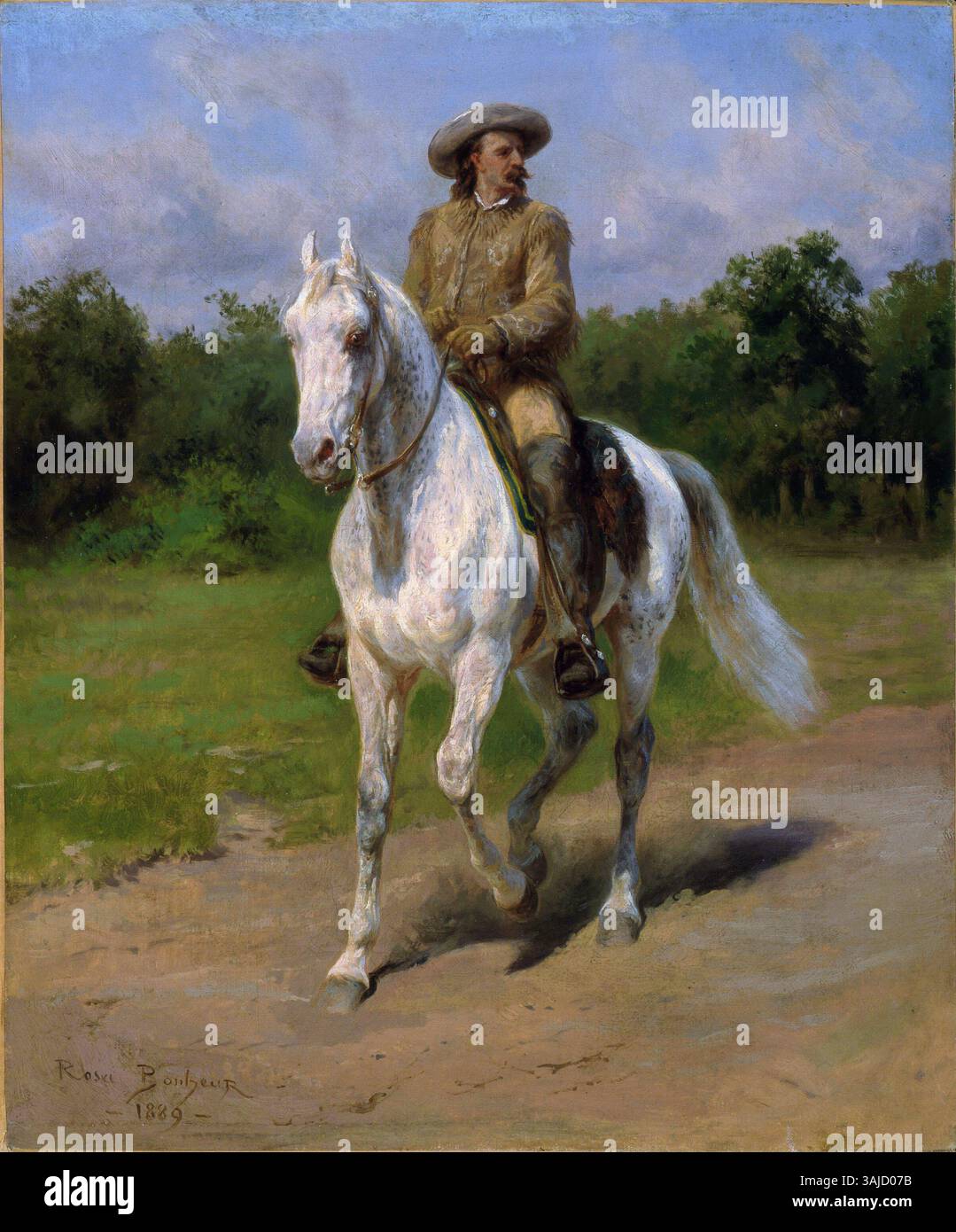 Rosa Bonheur's 1889 portrait of Colonel William F. Cody, known as ...