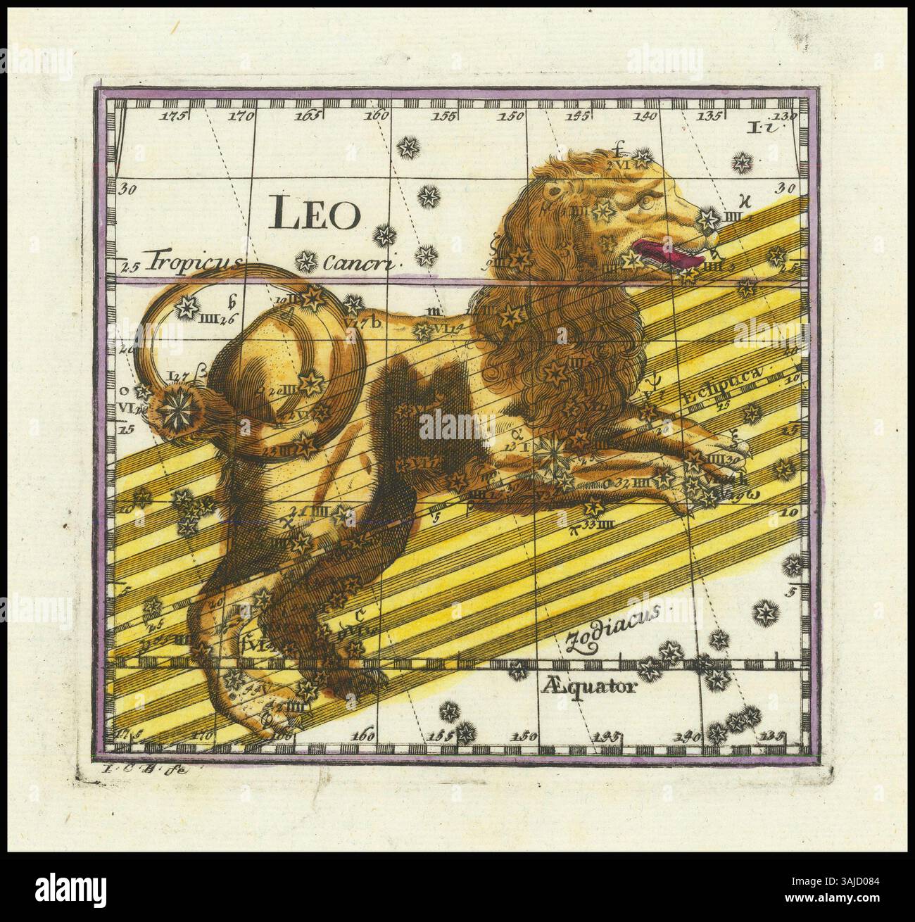This 1730 illustration by Thomas Corbinian represents the constellation ...