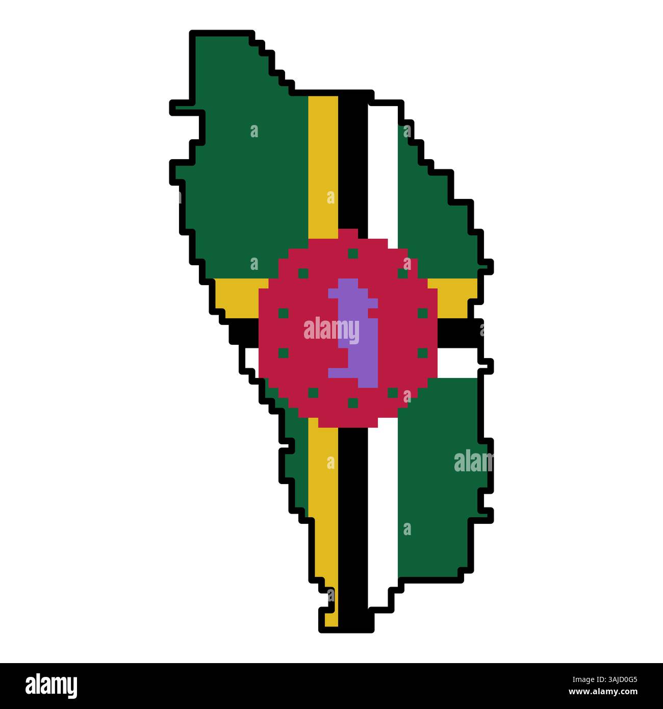 Pixelated world map icons in 8-bit style, featuring over 190 countries ...