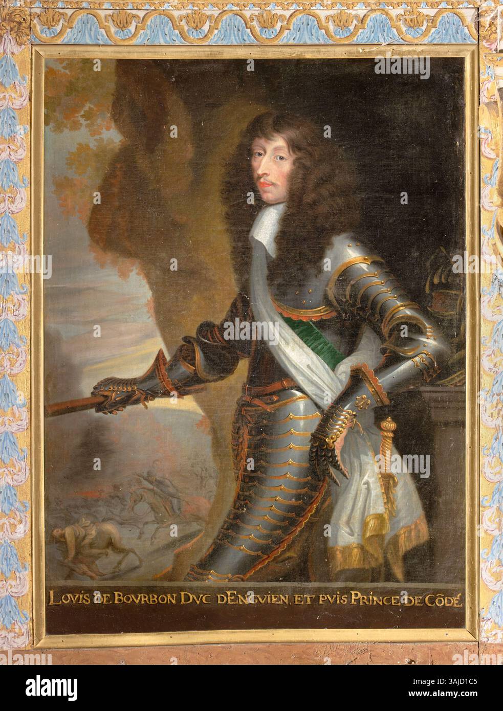 This circa 1700 painting, attributed to Justus van Egmont, portrays Louis II de Bourbon, Prince ...