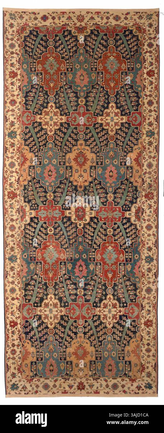The 'Cartouche and Tree' carpet, dating from circa 1700, is a fine ...