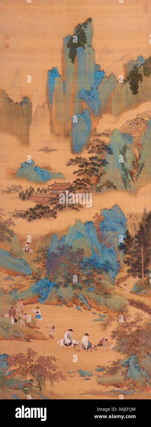 Qiu Ying’s ‘The Emperor Guangwu Fording a River’ is a 16th-century ...