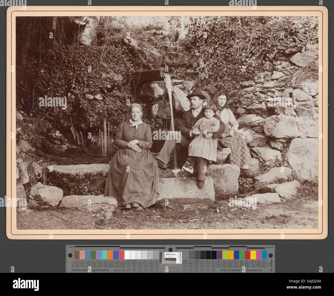 This 1893 photograph by Robert Breitinger captures the Wirth family at ...