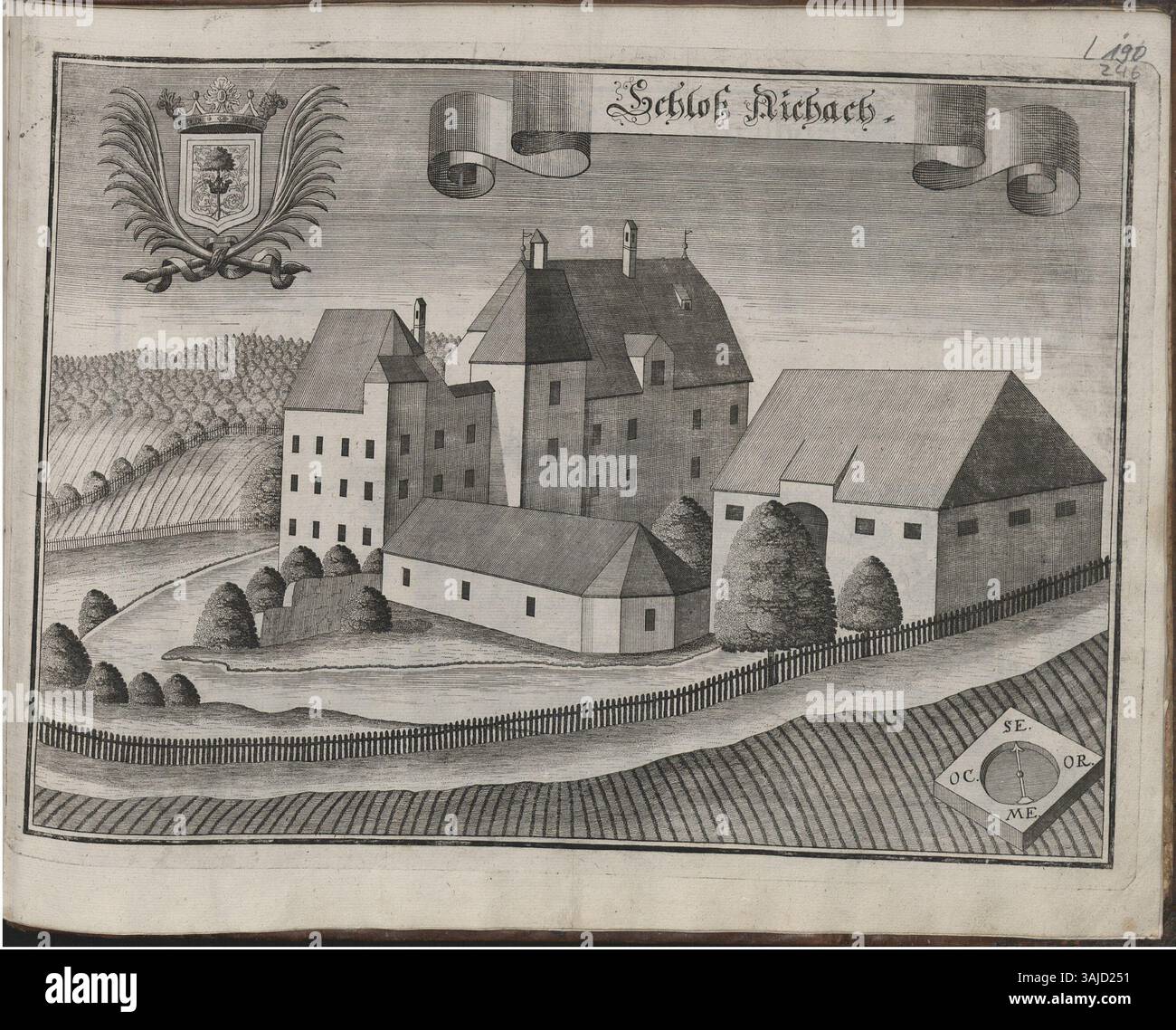 The document by Michael Wening outlines the division of Bavaria into ...