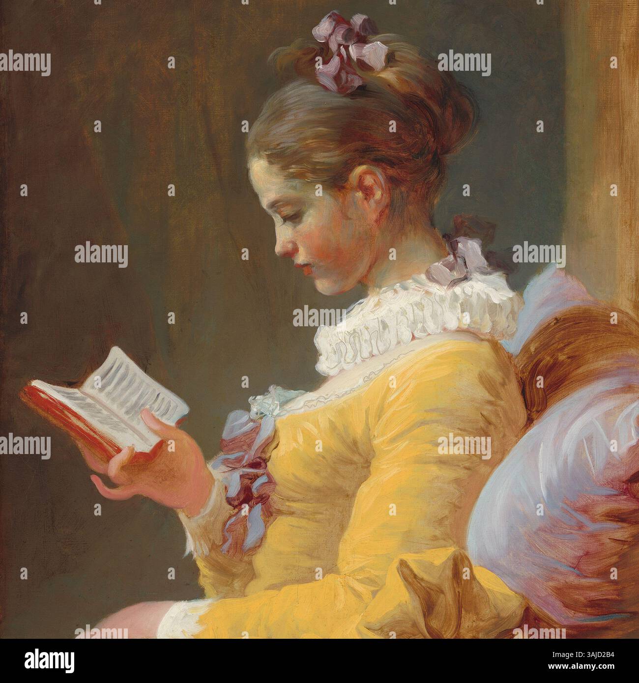 Jean-Honoré Fragonard’s 'The Reader' is a fine example of French Rococo ...