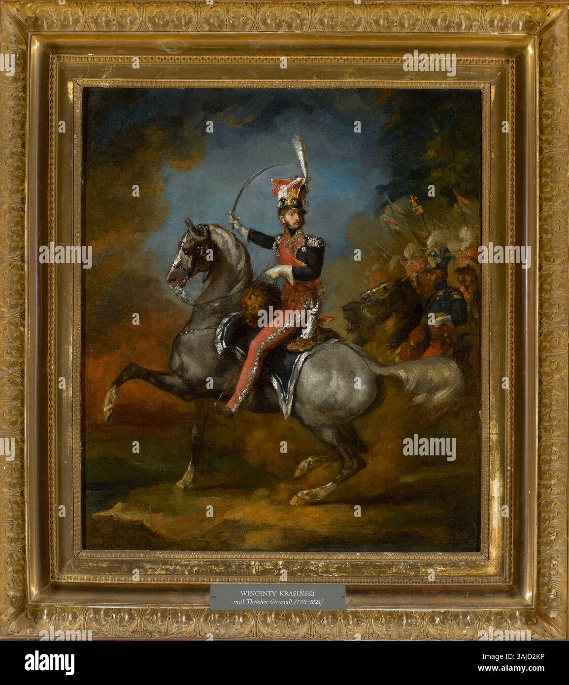 This 19th-century portrait painting by an anonymous French artist ...