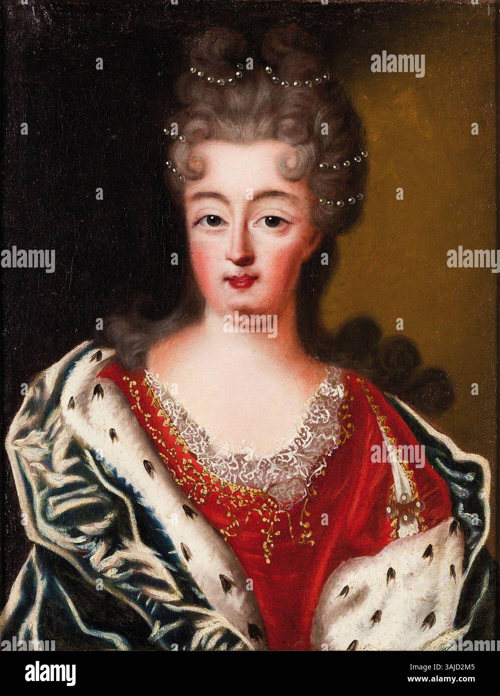 This 17th-century portrait, painted in the Piedmontese style, shows a ...