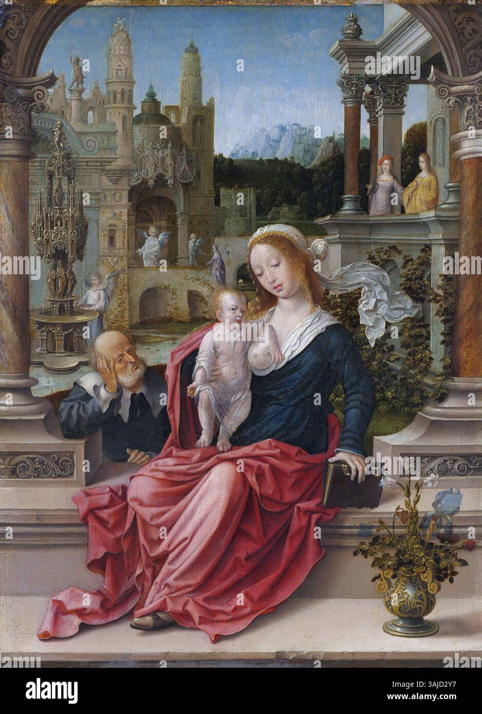 This 1507-1508 painting by Jan Gossaert, also known as Mabuse, depicts ...
