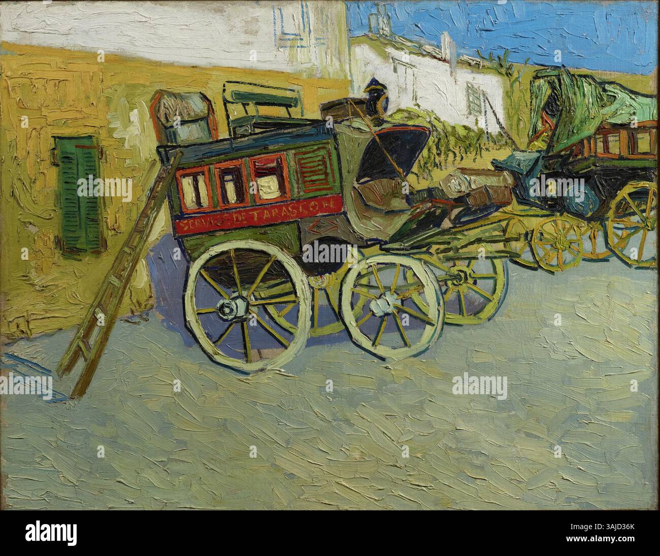 Vincent van Gogh's Tarascon Stagecoach, painted in October 1888 ...