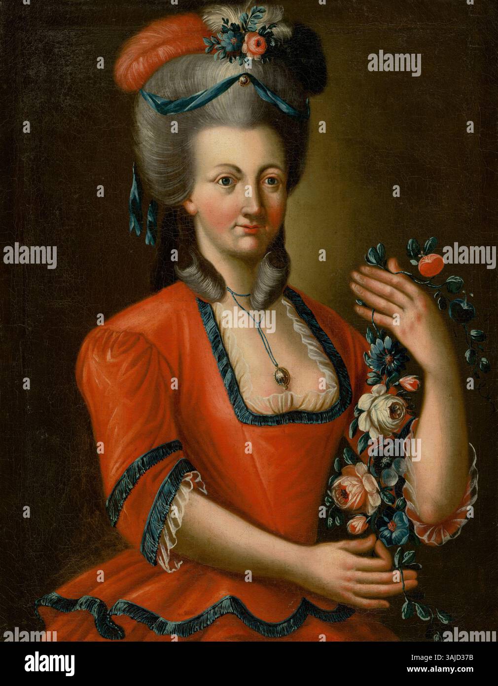 Anonymous Slovak portrait painting from the second half of the 18th ...