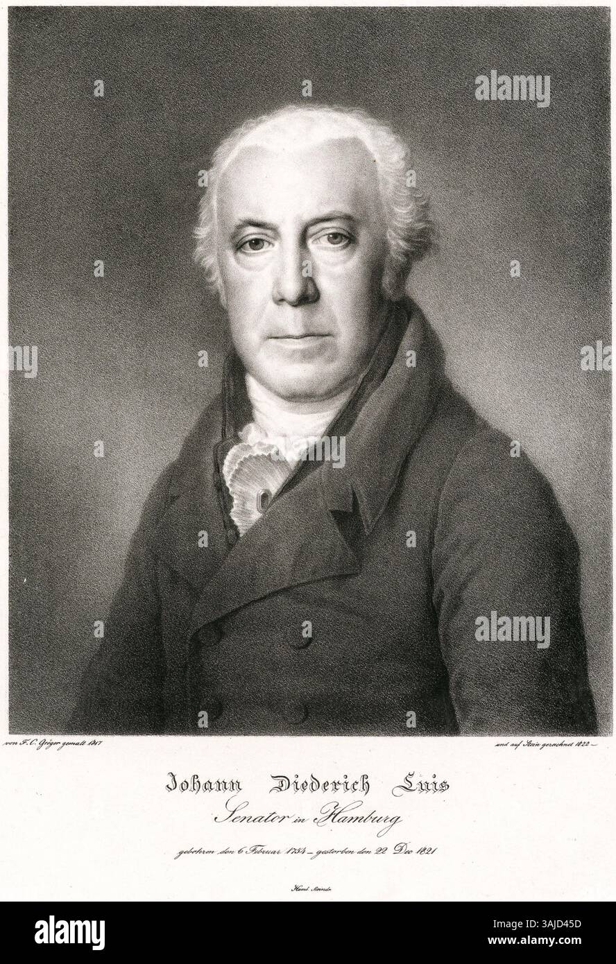 Created by Friedrich Carl Gröger in 1822, this portrait of Johann ...