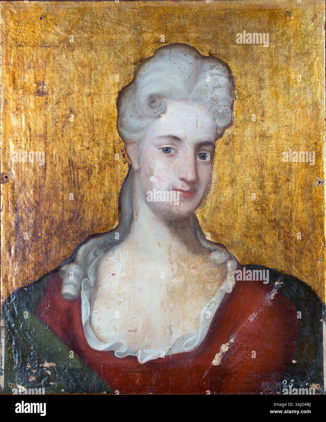 Portrait of Amalie zu Solms-Hohensolms (1678–1746), wife of Frederick ...