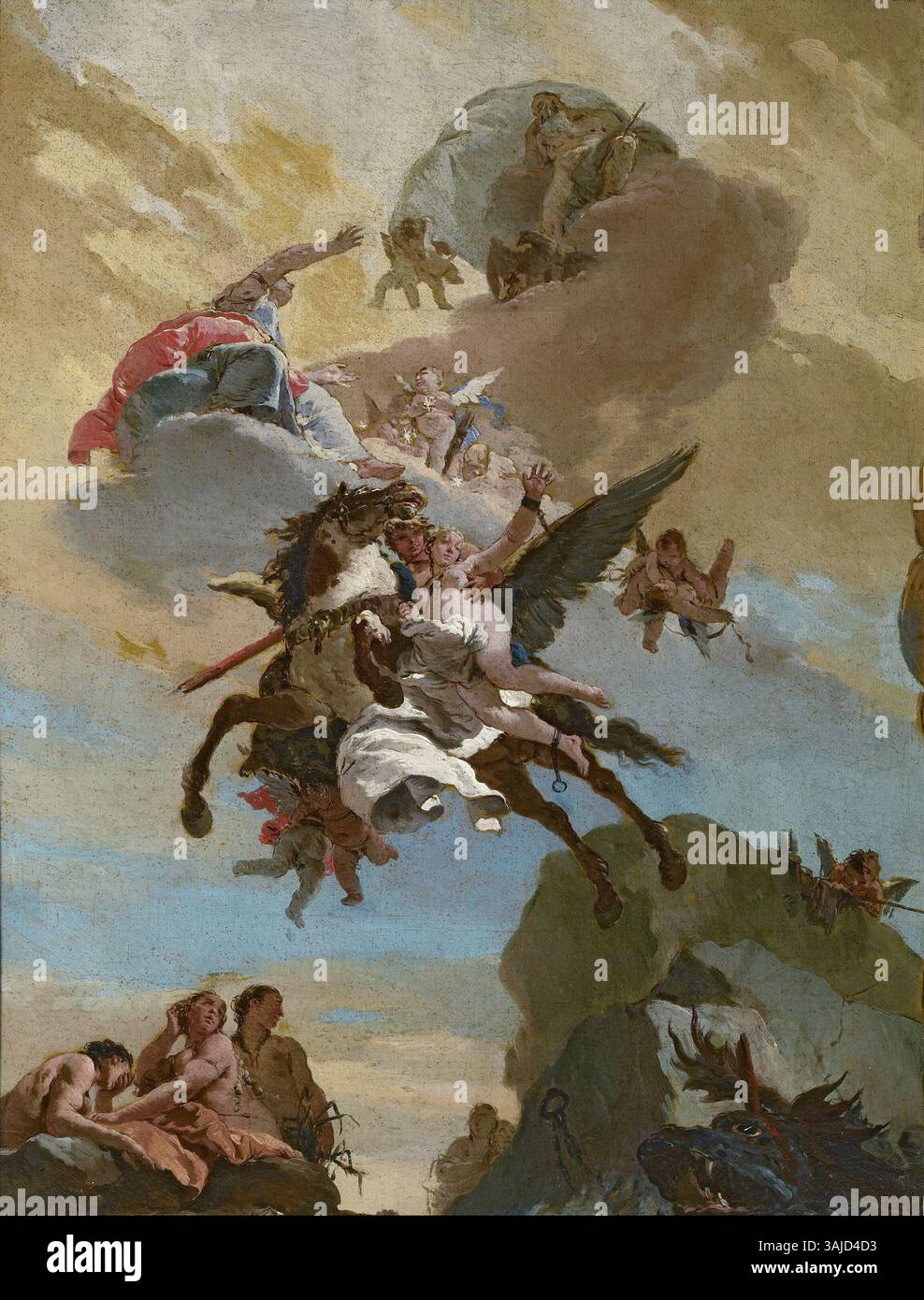 Giovanni Battista Tiepolo’s 1730 painting 'Perseus and Andromeda ...