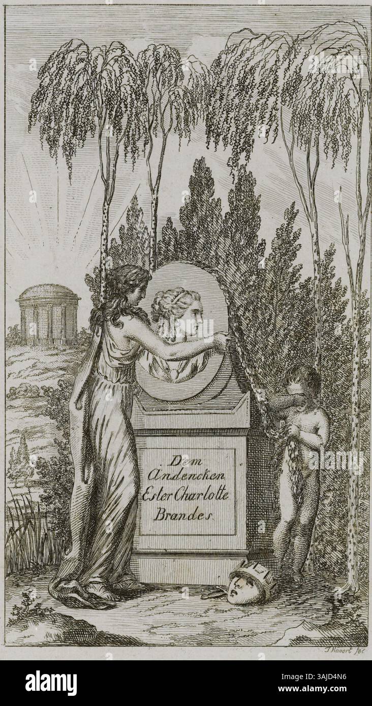 This copper engraving by Medardus Thönert depicts Esther Charlotte ...