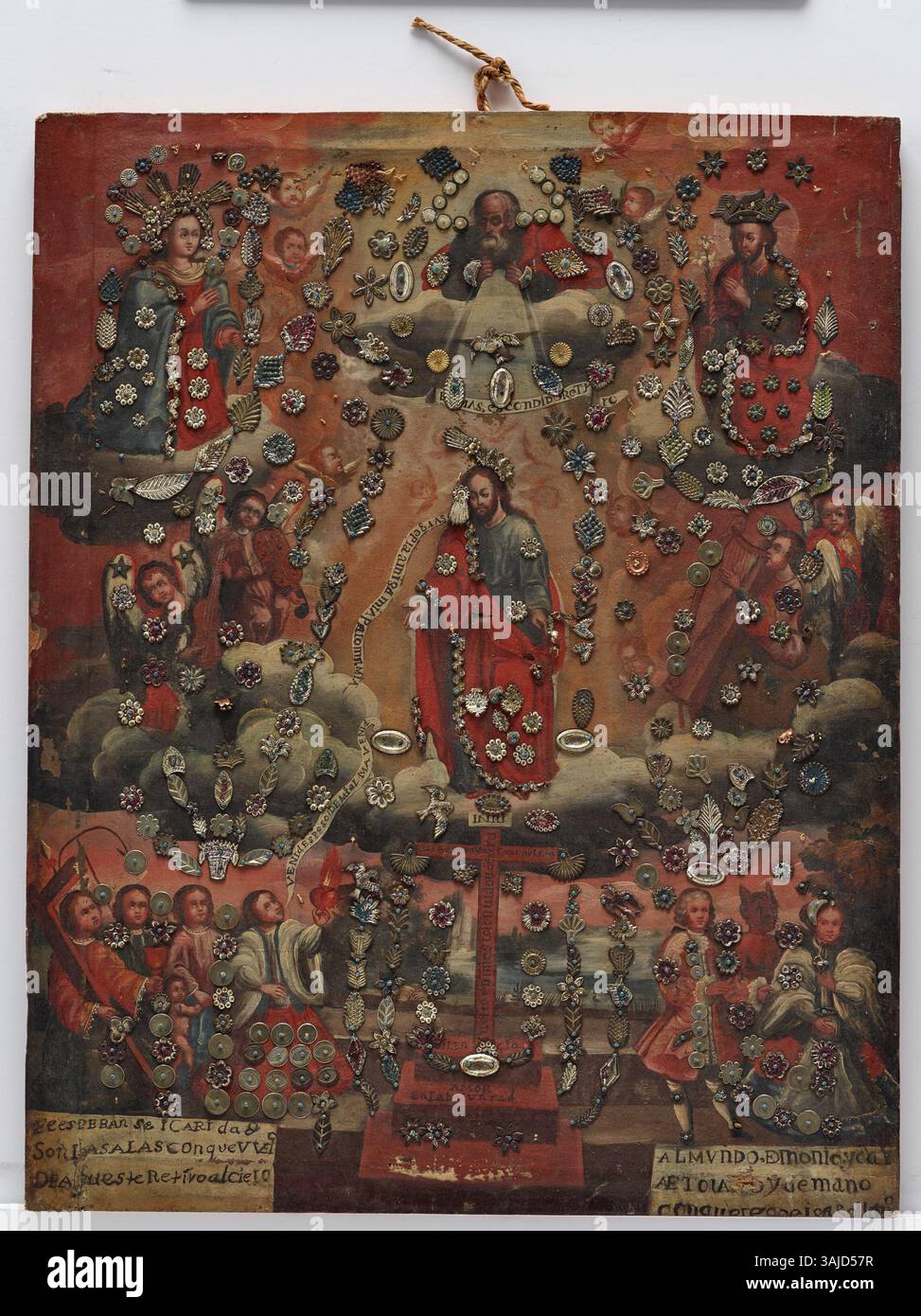 This 18th-19th century painting, 'The Ascension of Christ', anonymously ...