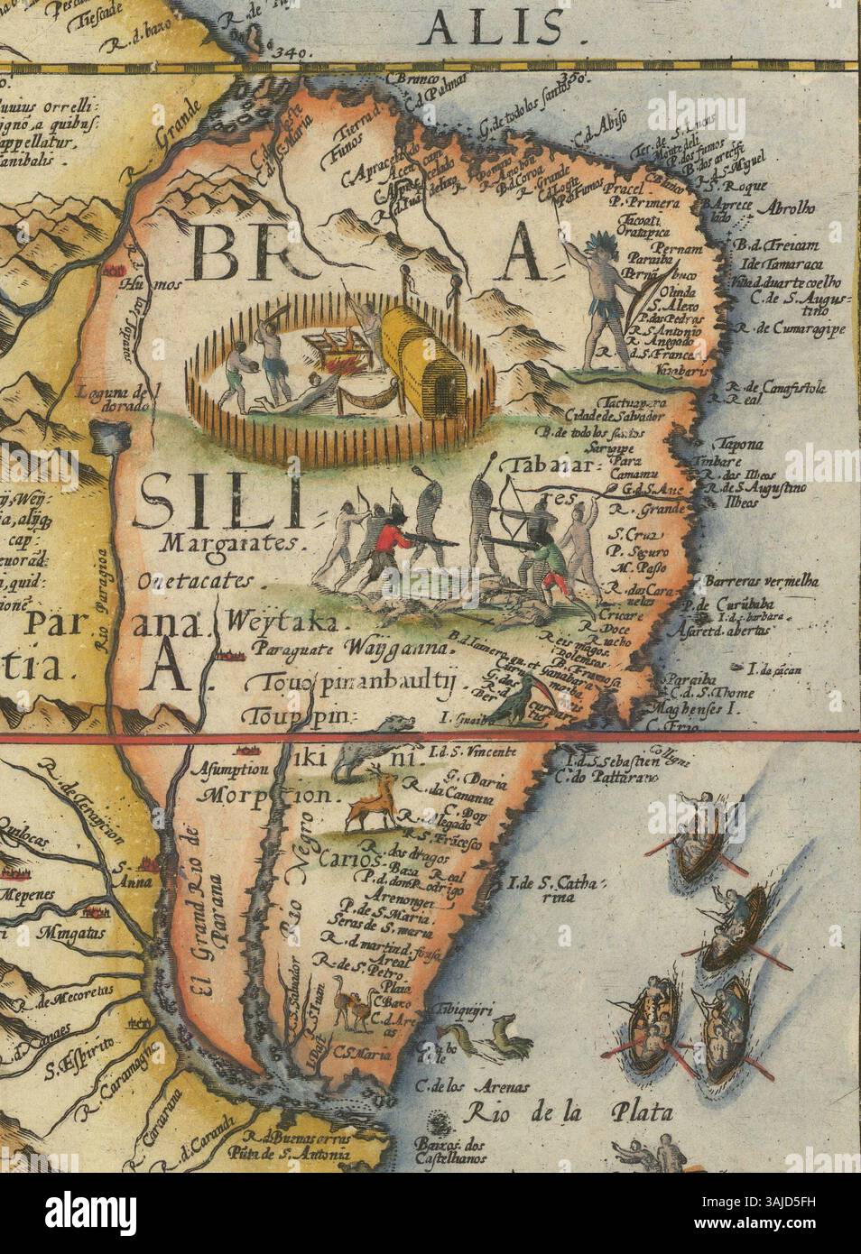 Gerard de Jode’s 1593 map of South America is one of the earliest ...