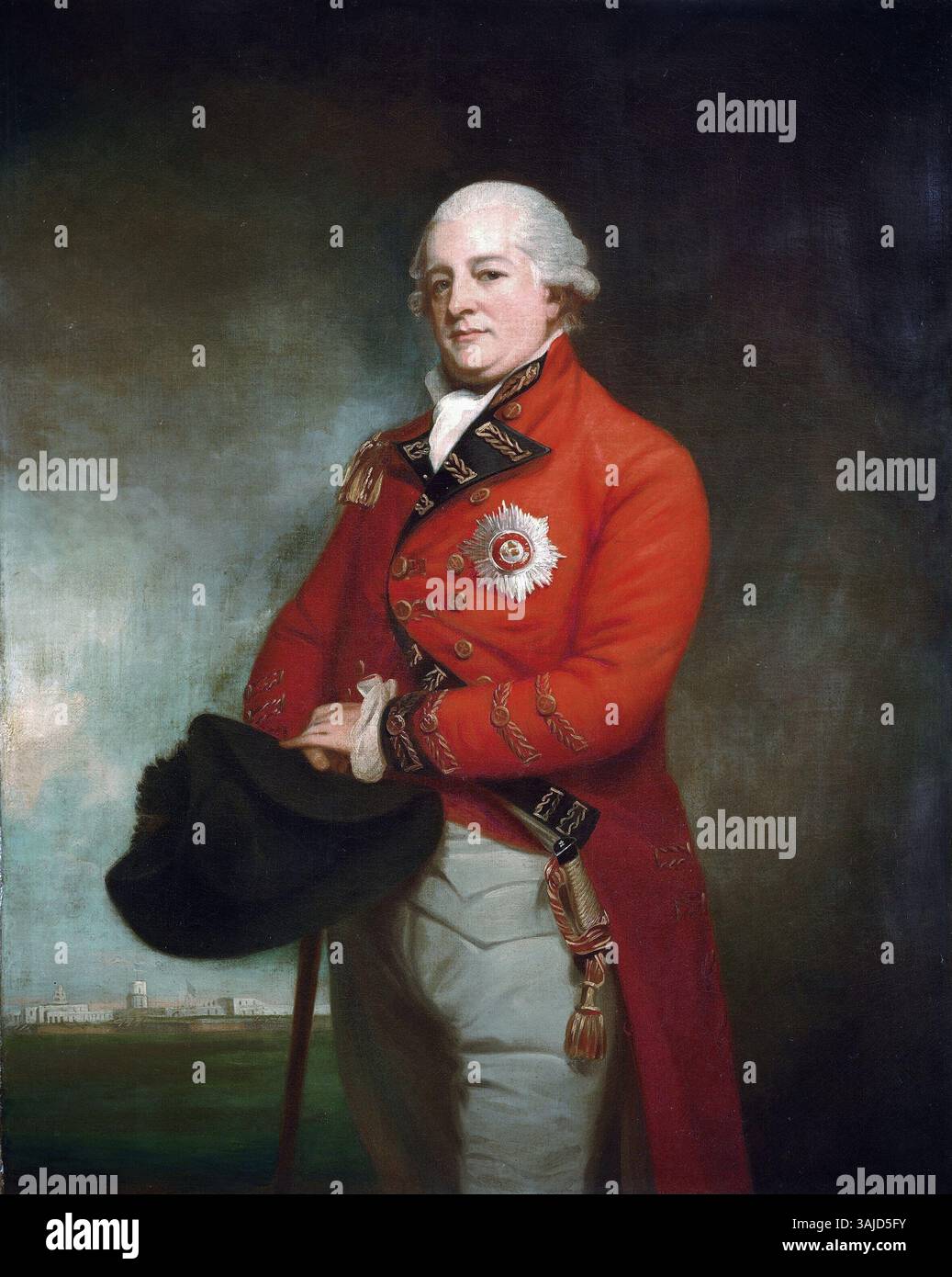 Archibald Campbell, a British Army officer, is depicted in this ...
