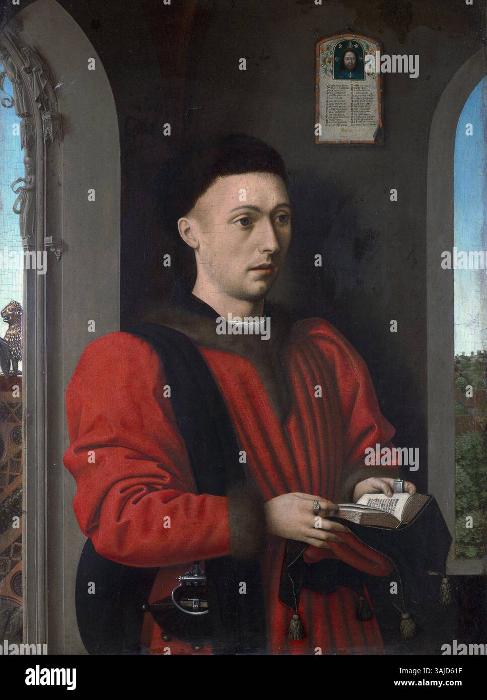 Petrus Christus's 'Portrait of a Young Man,' painted circa 1460, is a ...