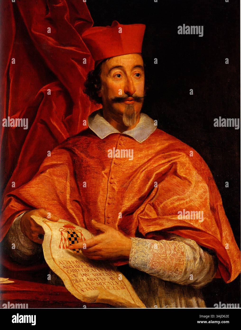 This 17th-century portrait by Giovanni Battista Gaulli depicts Cardinal ...