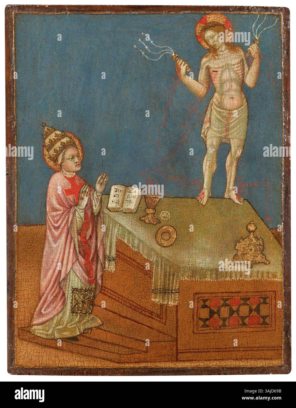 This late 14th-century tempera painting from the Umbrian School depicts ...