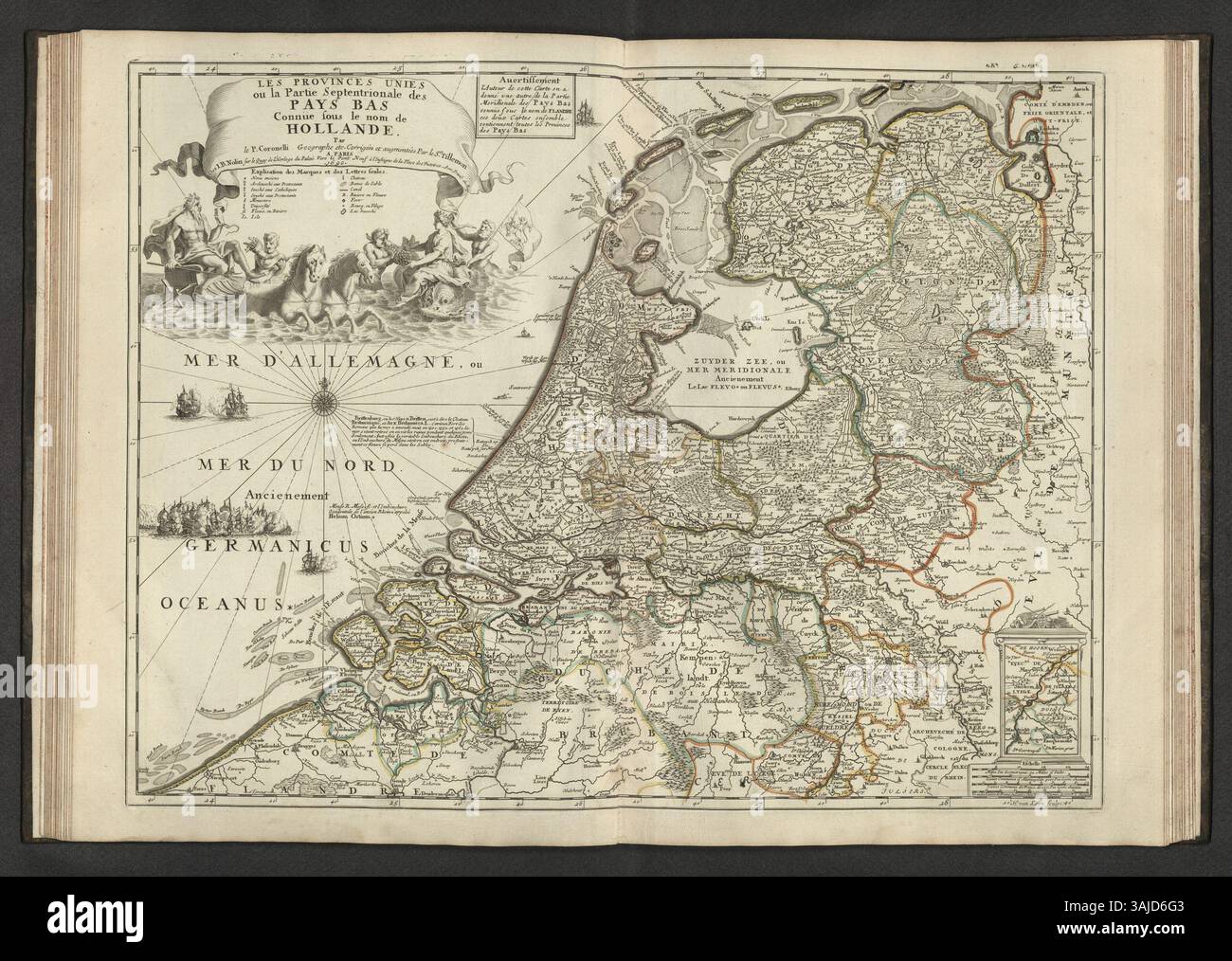 Jean-Baptiste Nolin's 1693 map showcases the kingdoms of Europe and ...