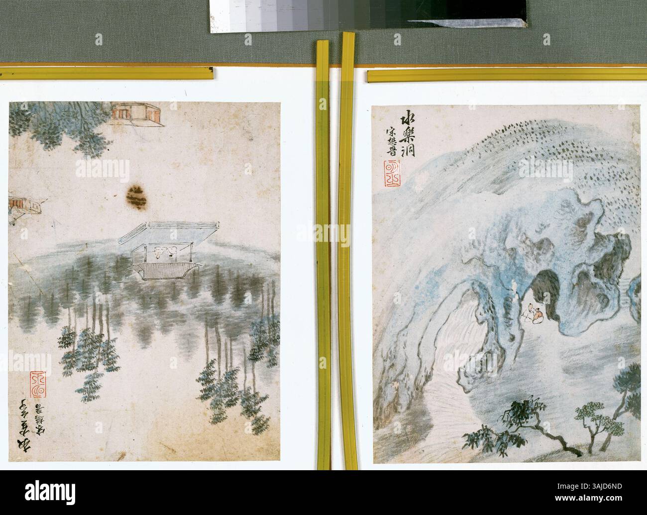 The Ming Dynasty display at the Tianjin Museum features uncropped pieces, including fine ...