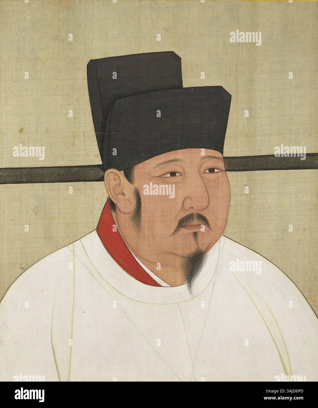 This painting portrays Emperor Yingzong of Song from the Album of Song ...