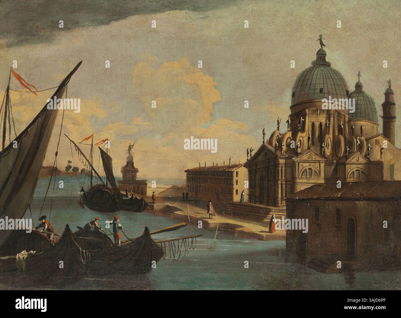 Francesco Tironi’s Venetian view shows the iconic Santa Maria della ...
