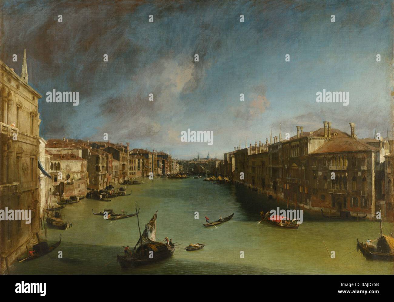 Canaletto’s 'The Grand Canal from Ca Balbi Looking towards Rialto ...