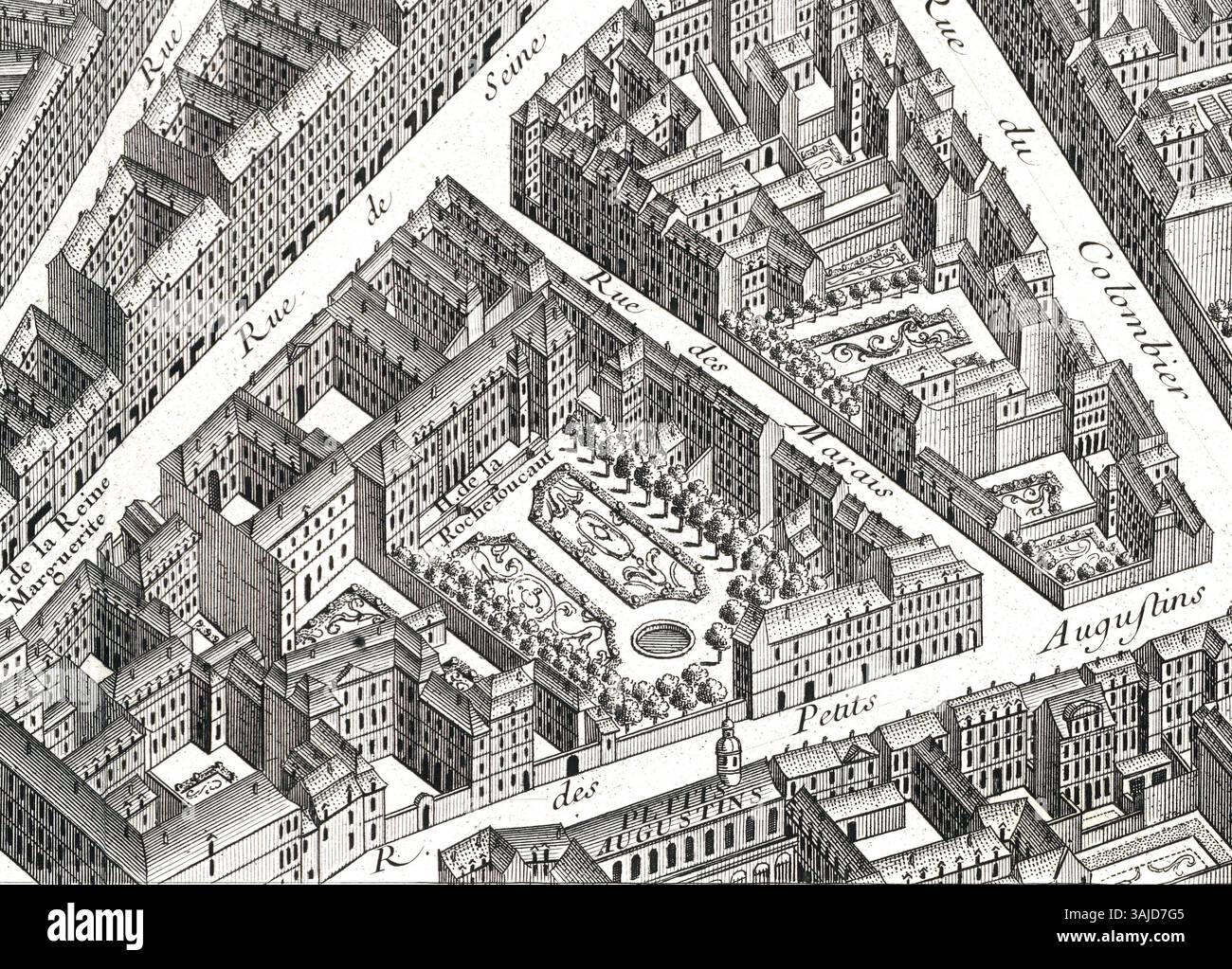 Paris streets 18th century hi-res stock photography and images - Alamy