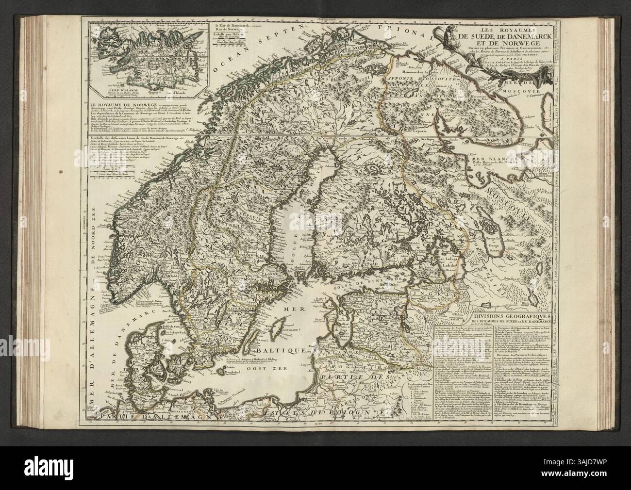 Jean-Baptiste Nolin's 1693 map highlights European kingdoms and the ...