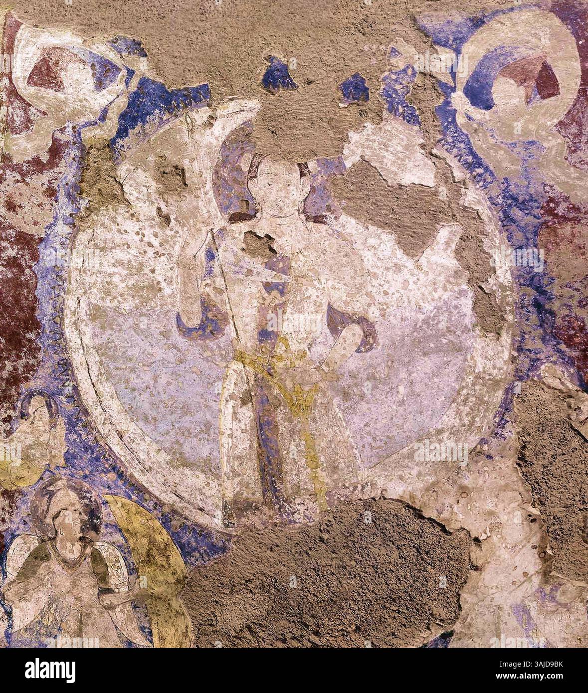 The ceiling of the Bamiyan Buddha features Sun-God paintings, created ...