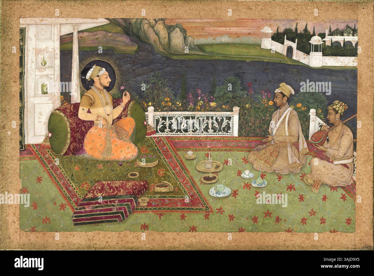 This 17th-century painting shows Prince Bedar Bakht, grandson of ...