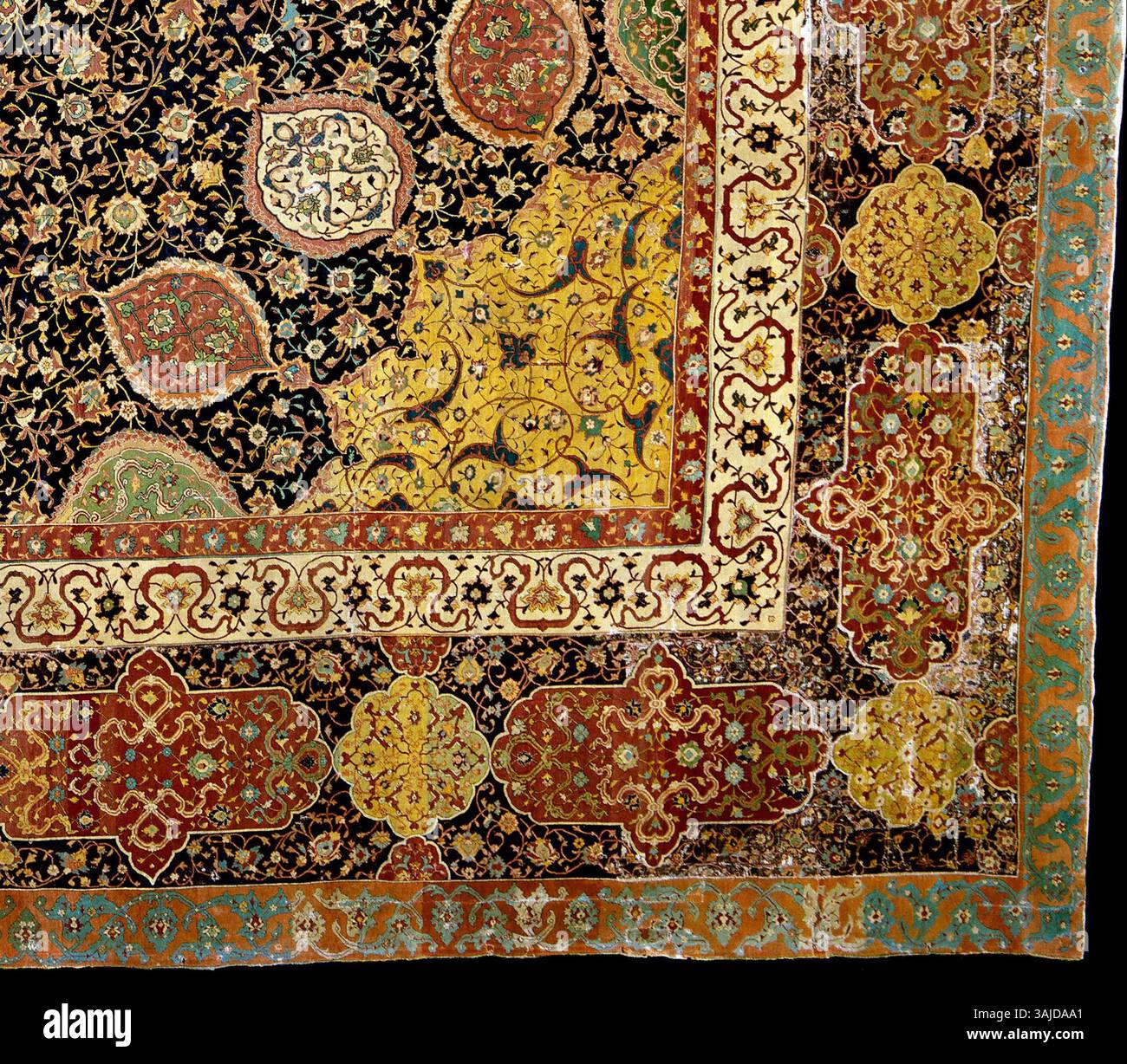 The Ardabil Carpet, created between 1539 and 1540, is one of the oldest ...