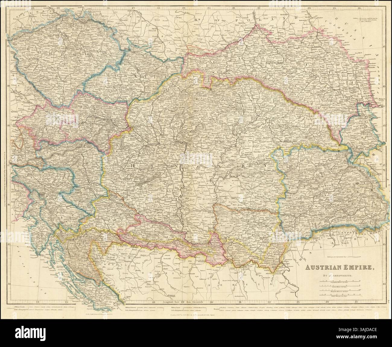 Austrian Empire Map 1800