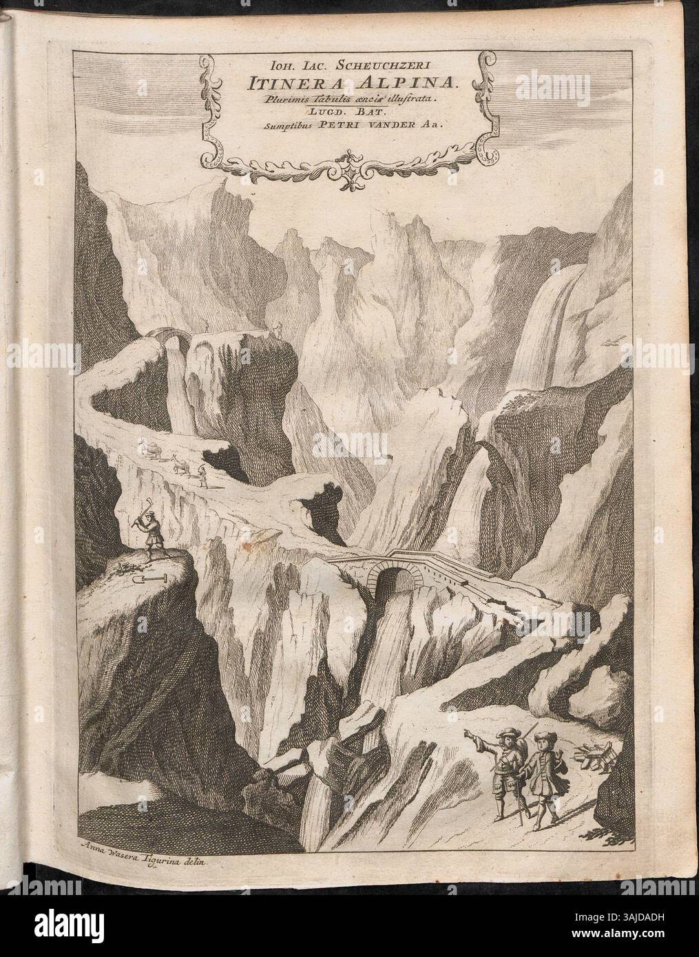 This engraving by Anna Waser, based on the 1708 drawing and featured in ...