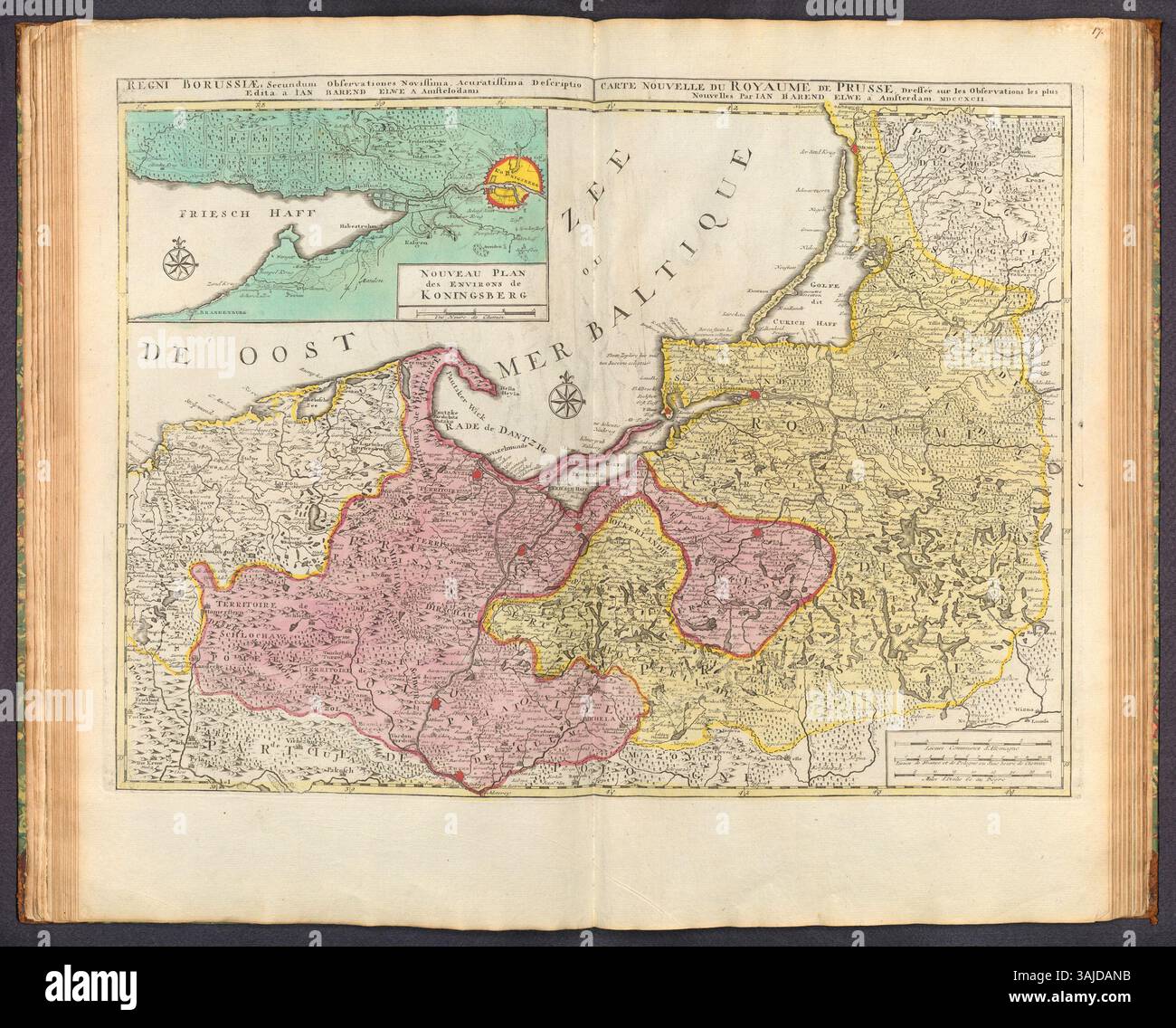 Jan Barend Elwe's 1792 Atlas der wereld is a cartographic work ...