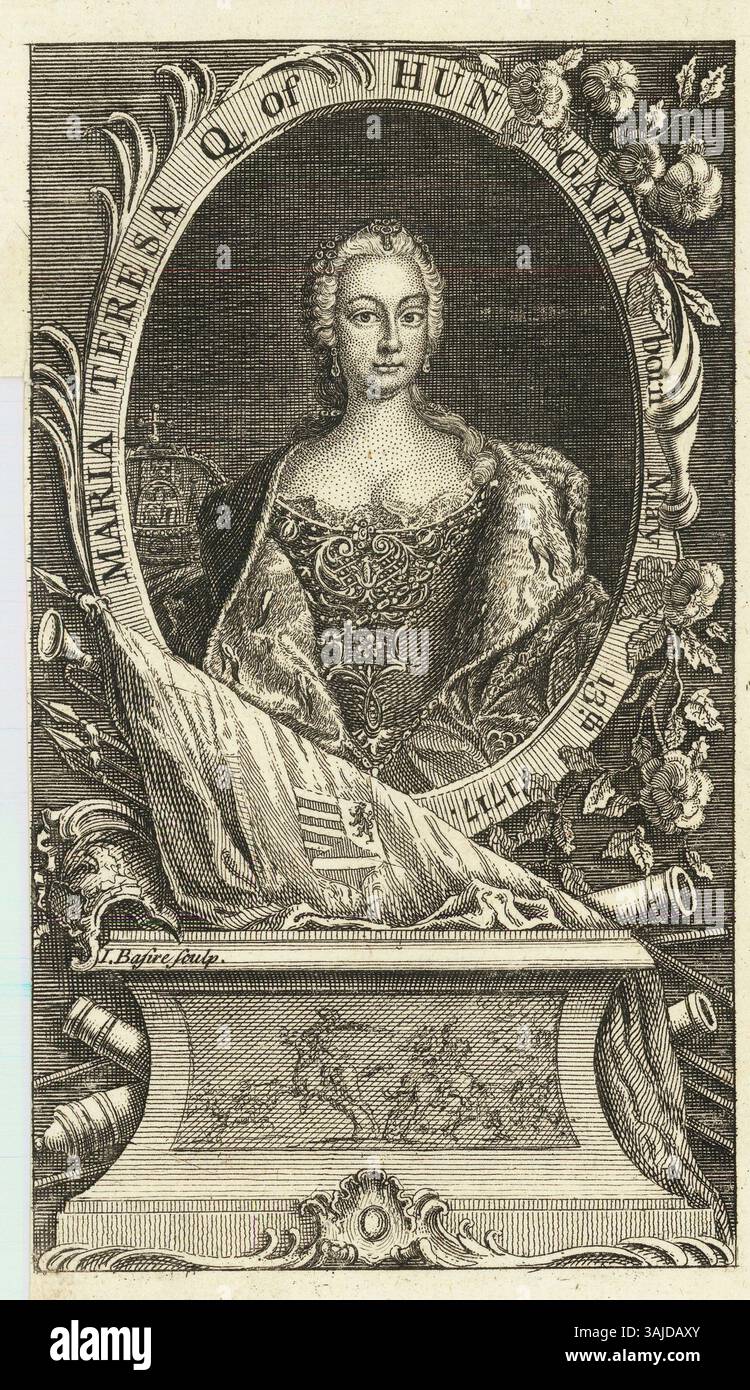 This 1742 publication from *Gentleman’s Magazine* features a map of ...